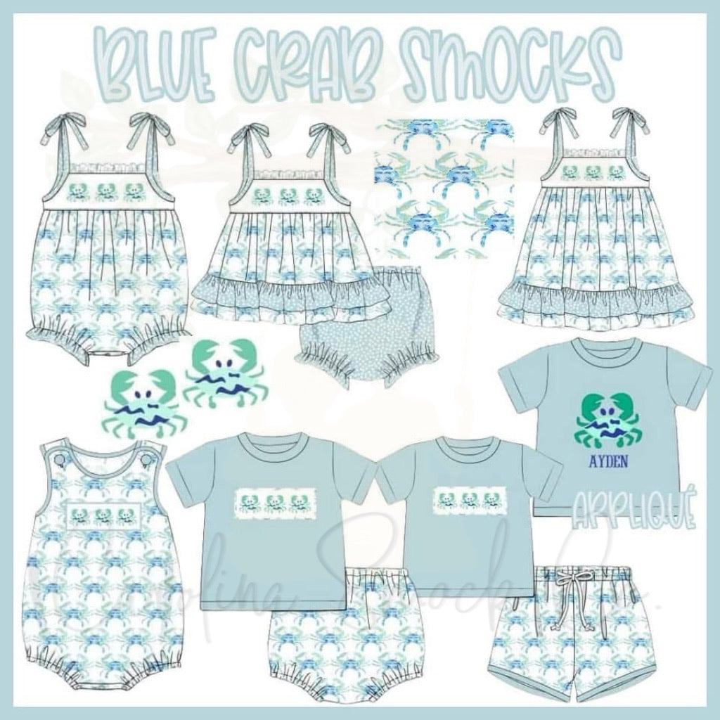 PO72.5 Blue Crab Smocks