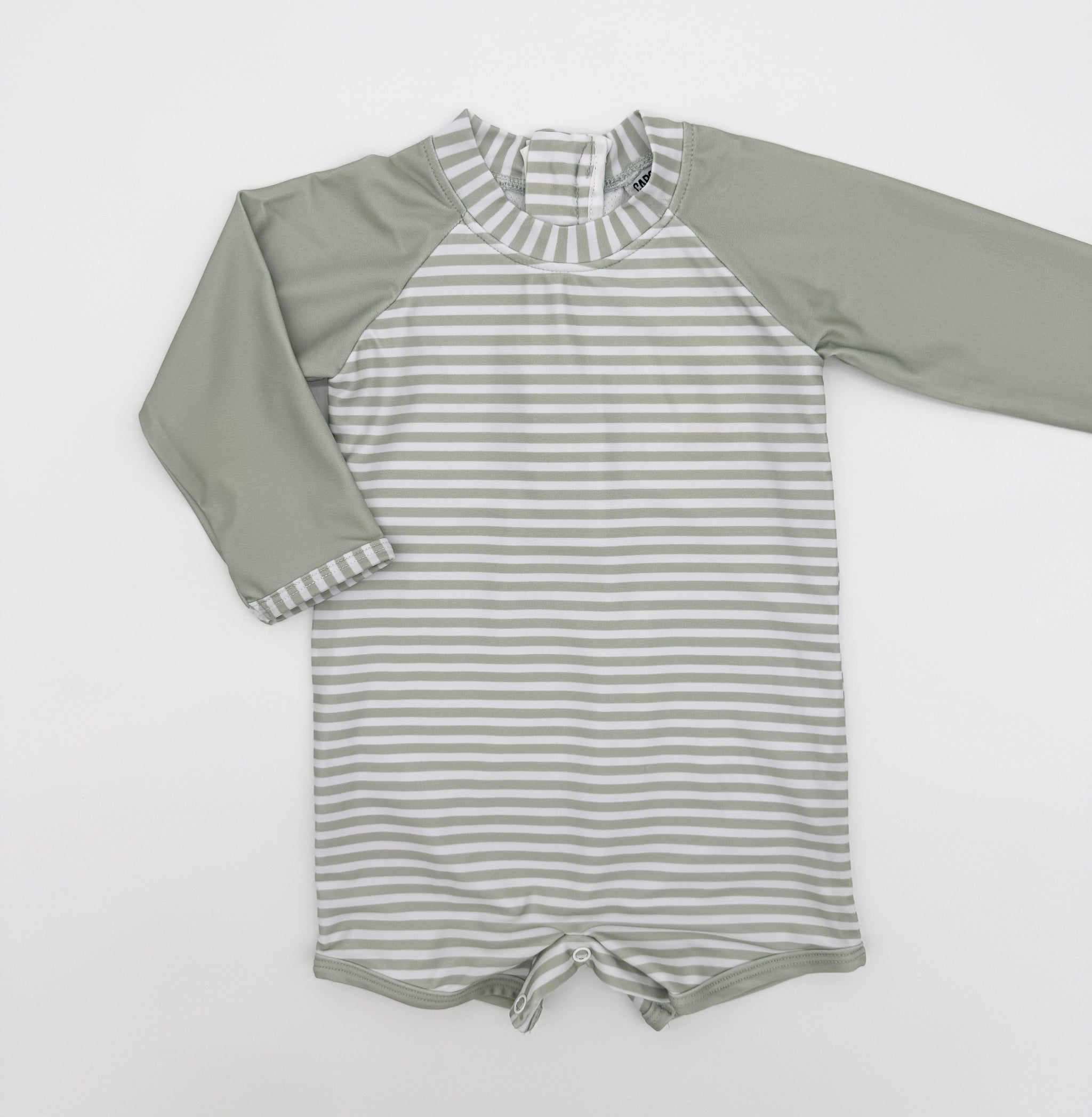 Sutton Floral & Stripes Boy 1pc. Rashguard Swimsuit